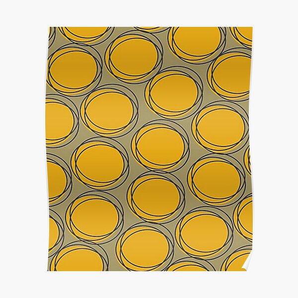 "Yellow Polka Dots," Poster by thelastelement | Redbubble