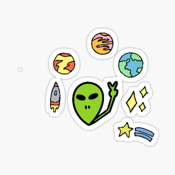 "Space Set" Sticker for Sale by Reagyn | Redbubble