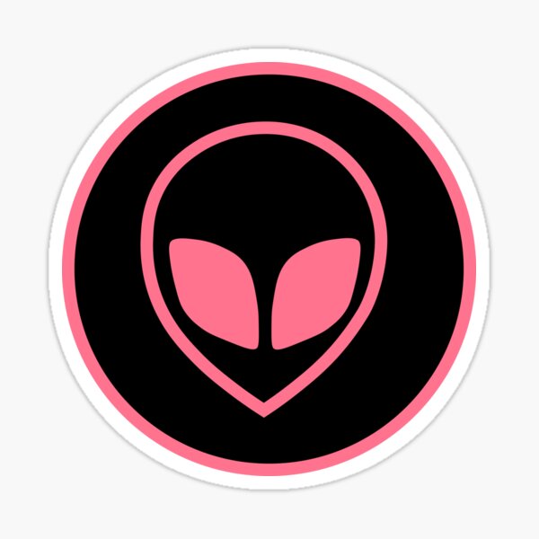 " pink alien" Sticker for Sale by micadrw | Redbubble
