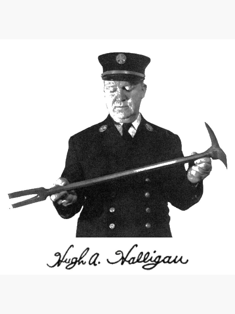 "Hugh A. Halligan signature and photo" Poster for Sale by ...
