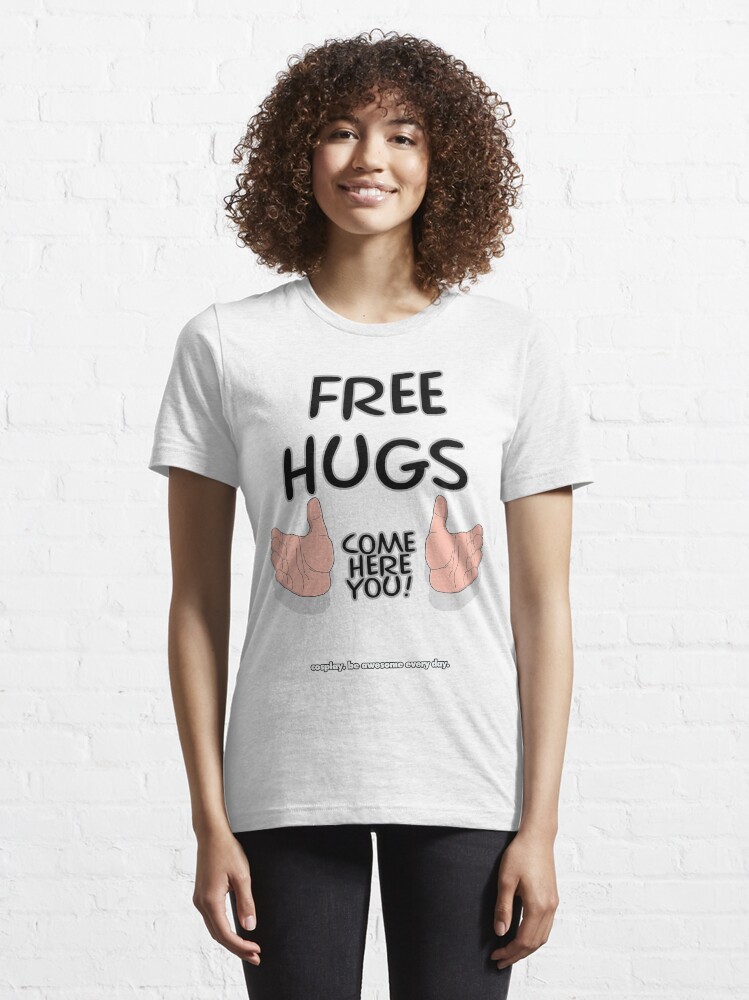 "FREE HUGS!!!" T-shirt for Sale by inkpossible | Redbubble | free t ...