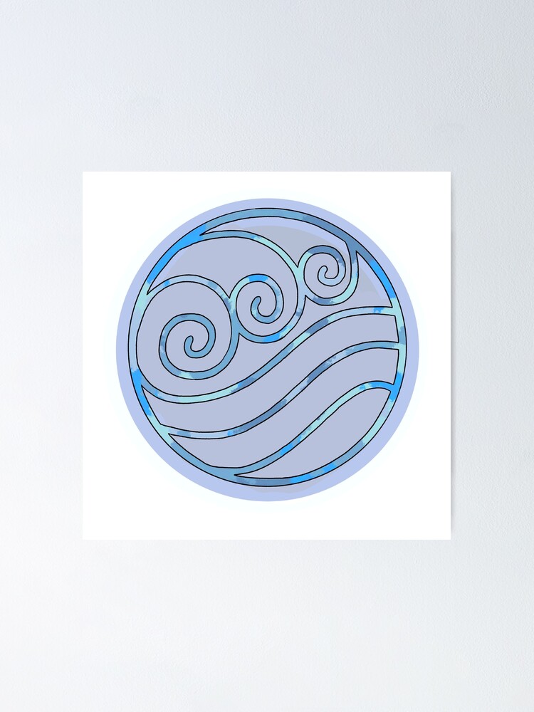 "avatar water symbol" Poster for Sale by goodmanemmi | Redbubble