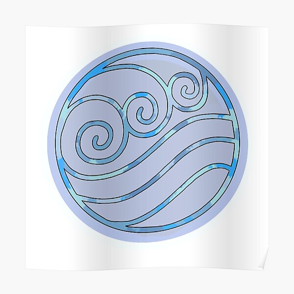 "avatar water symbol" Poster for Sale by goodmanemmi | Redbubble