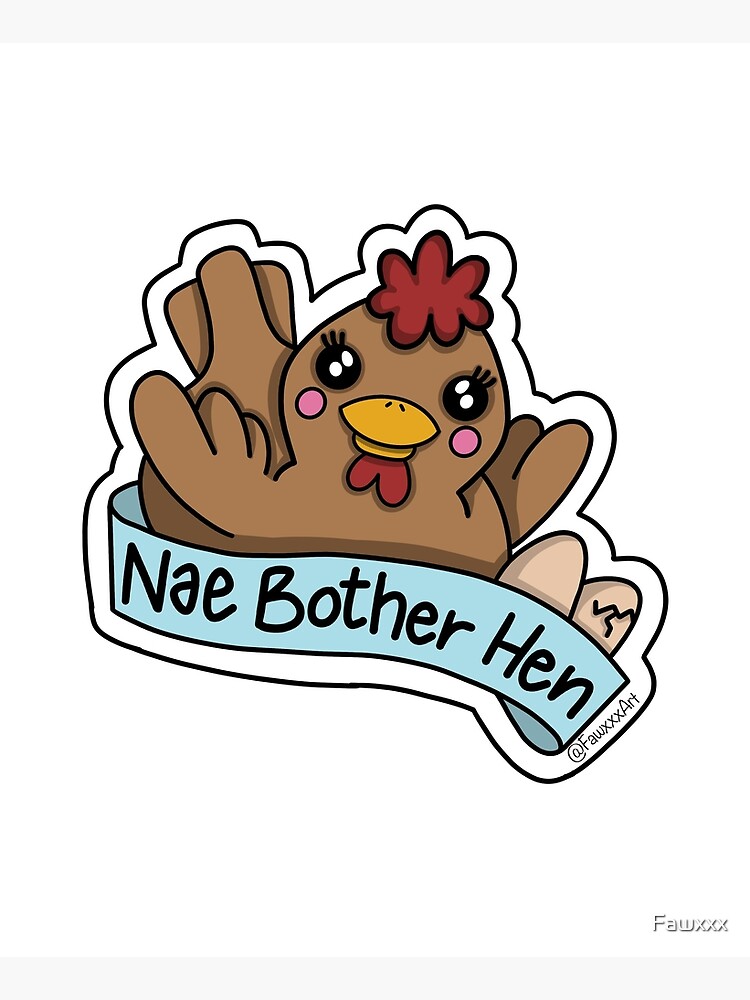 Tablier « Nae Bother », par Fawxxx | Redbubble