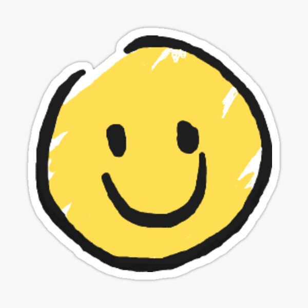 "edgy smiley face" Sticker for Sale by avaharriman226 | Redbubble