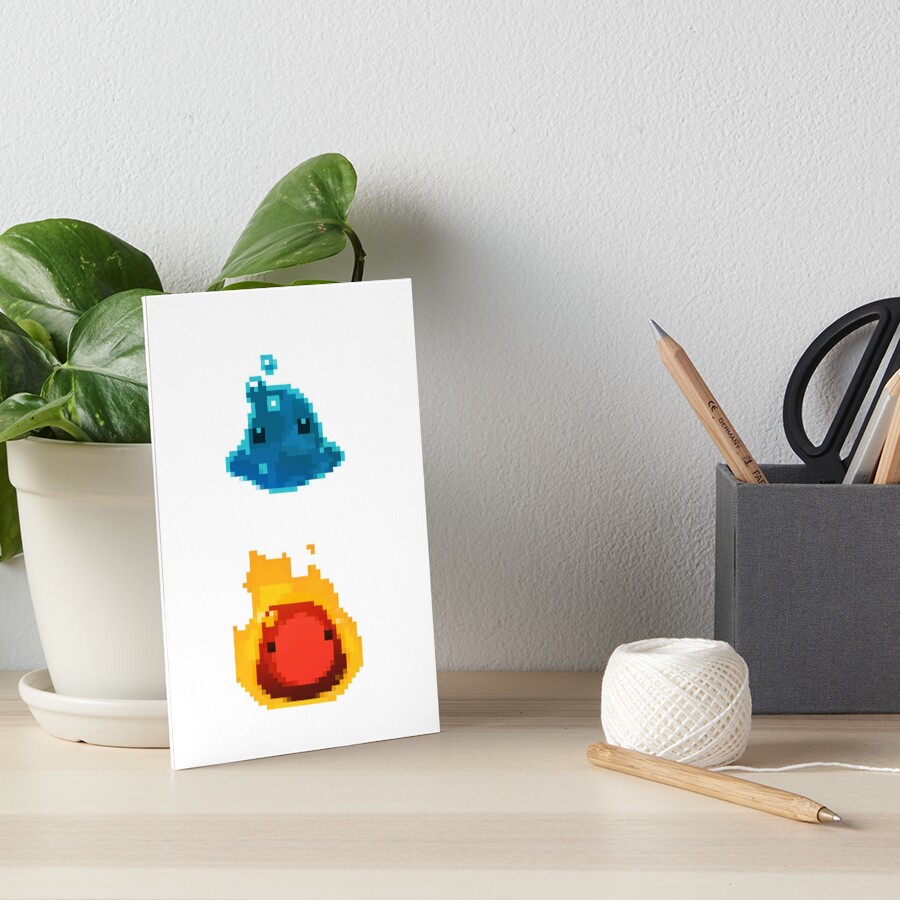 "8-bit slime pack 5 - liquid" Art Board Print for Sale by -phobox ...