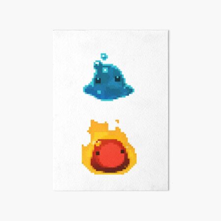 "8-bit slime pack 5 - liquid" Art Board Print for Sale by -phobox ...