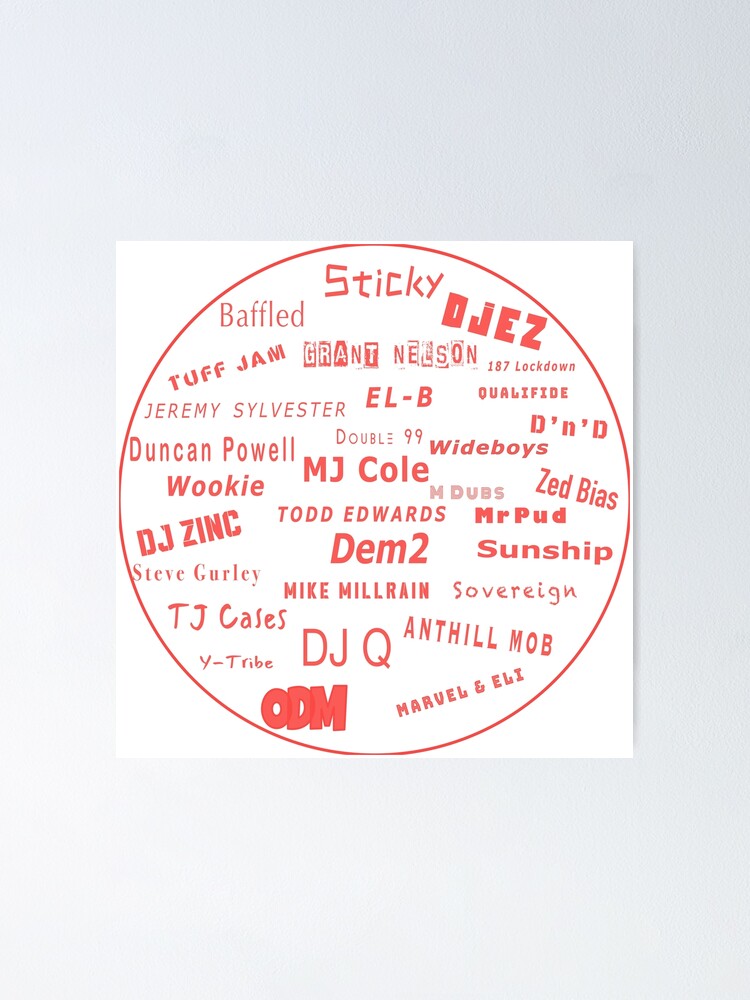 "UKG Music Producers " Poster for Sale by Marvelpic | Redbubble