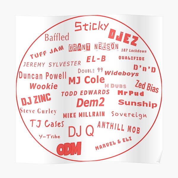 "UKG Music Producers " Poster for Sale by Marvelpic | Redbubble