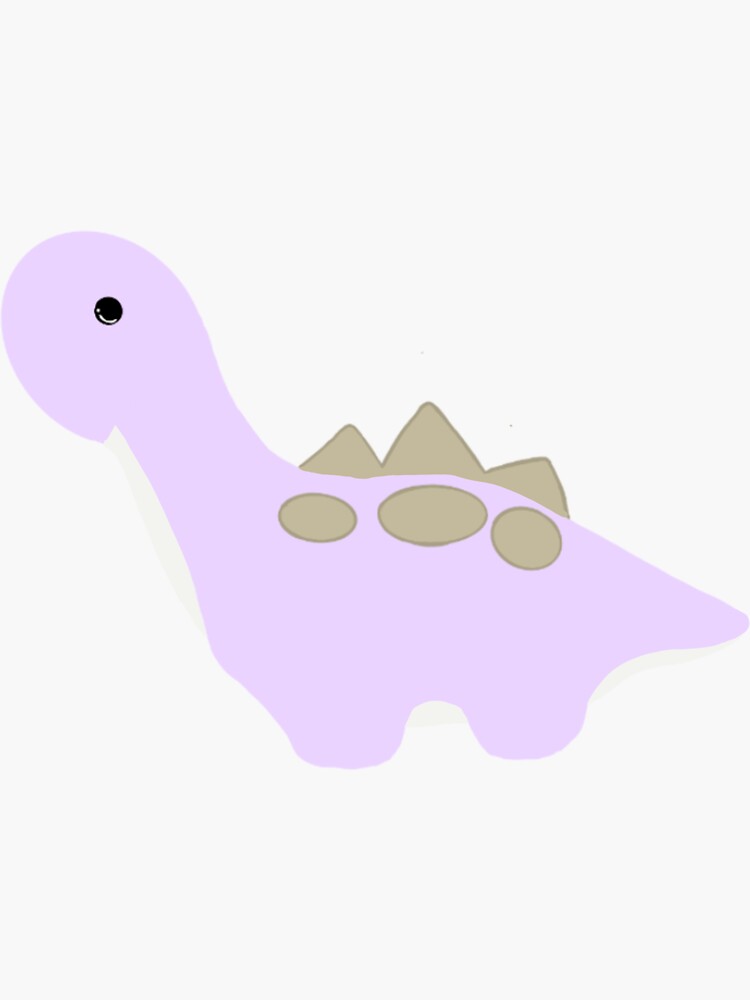 "Purple T-Rex" Sticker by siena-rb | Redbubble