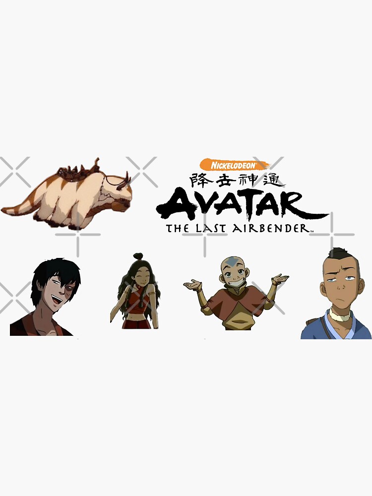 "ATLA sticker pack" Sticker for Sale by leyla-k | Redbubble