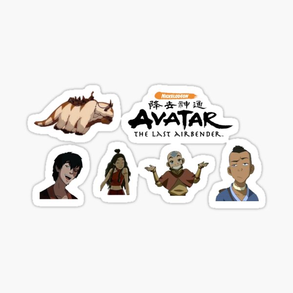 "ATLA sticker pack" Sticker for Sale by leyla-k | Redbubble