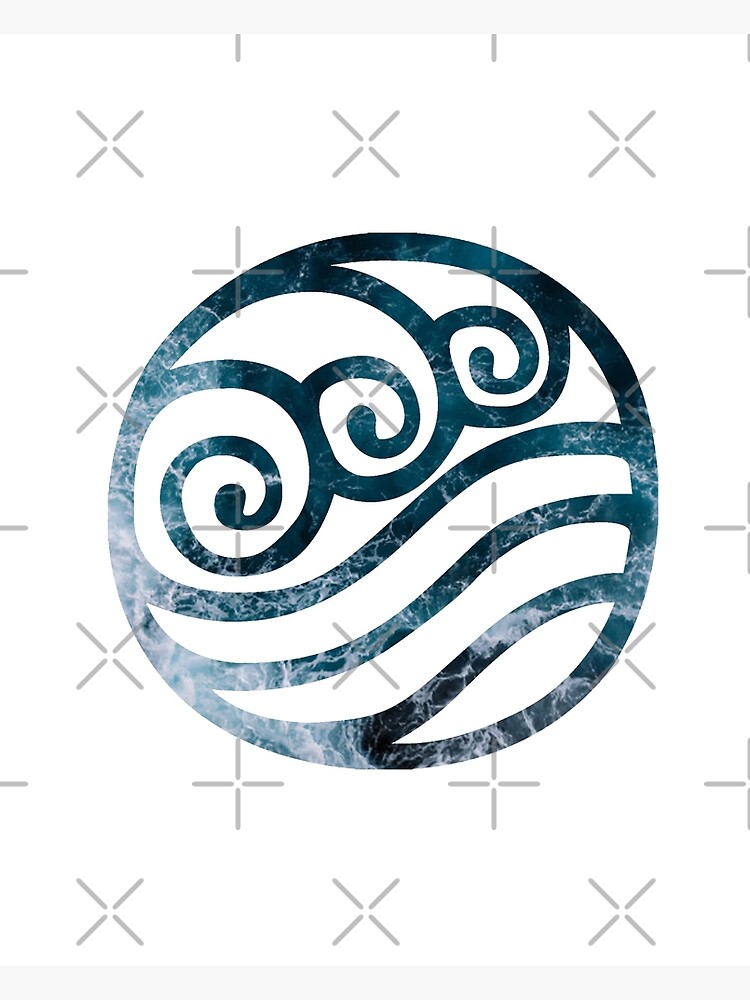 "Avatar: The Last Airbender Water Tribe Symbol" Poster by Shores-Store ...