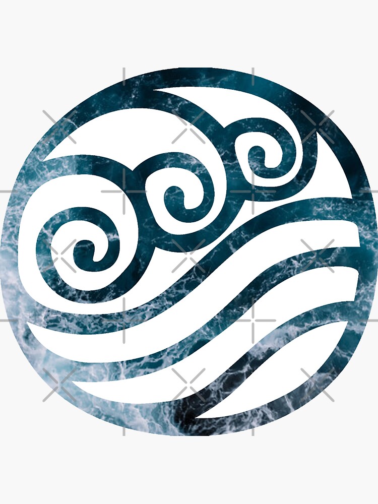 "Avatar: The Last Airbender Water Tribe Symbol" Sticker for Sale by ...