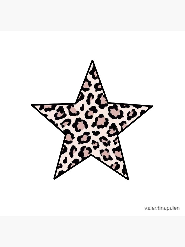 "Cheetah print star" Poster for Sale by valentinapalen | Redbubble