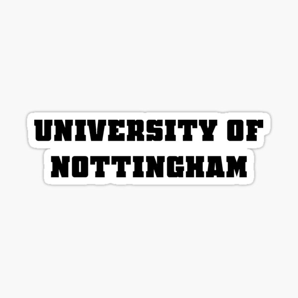 University Of Nottingham Stickers | Redbubble