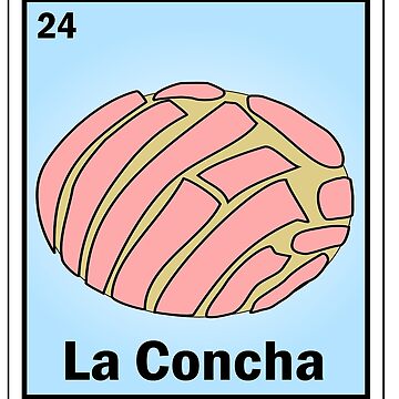 "La Concha Loteria Card" Sticker for Sale by Briaannaaa24 | Redbubble