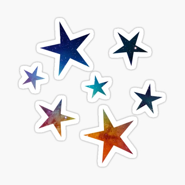 "Galaxy Stars For Wall - aesthetic " Sticker for Sale by nabiloulhaj ...