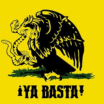 "¡Ya Basta!" Sticker for Sale by LRA-Official | Redbubble