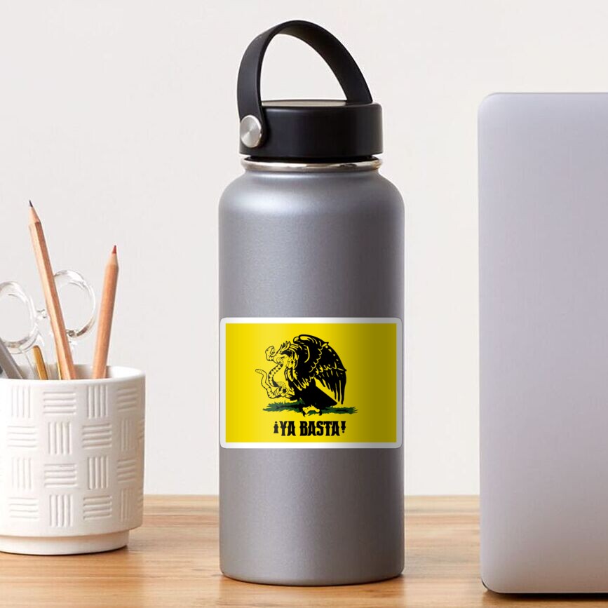 "¡Ya Basta!" Sticker for Sale by LRA-Official | Redbubble