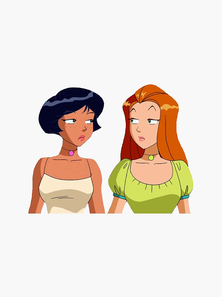 "Totally Spies Sam and Alex" Sticker for Sale by atlababe | Redbubble