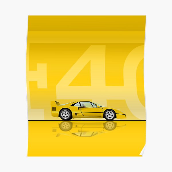 Ferrari F40 Posters | Redbubble