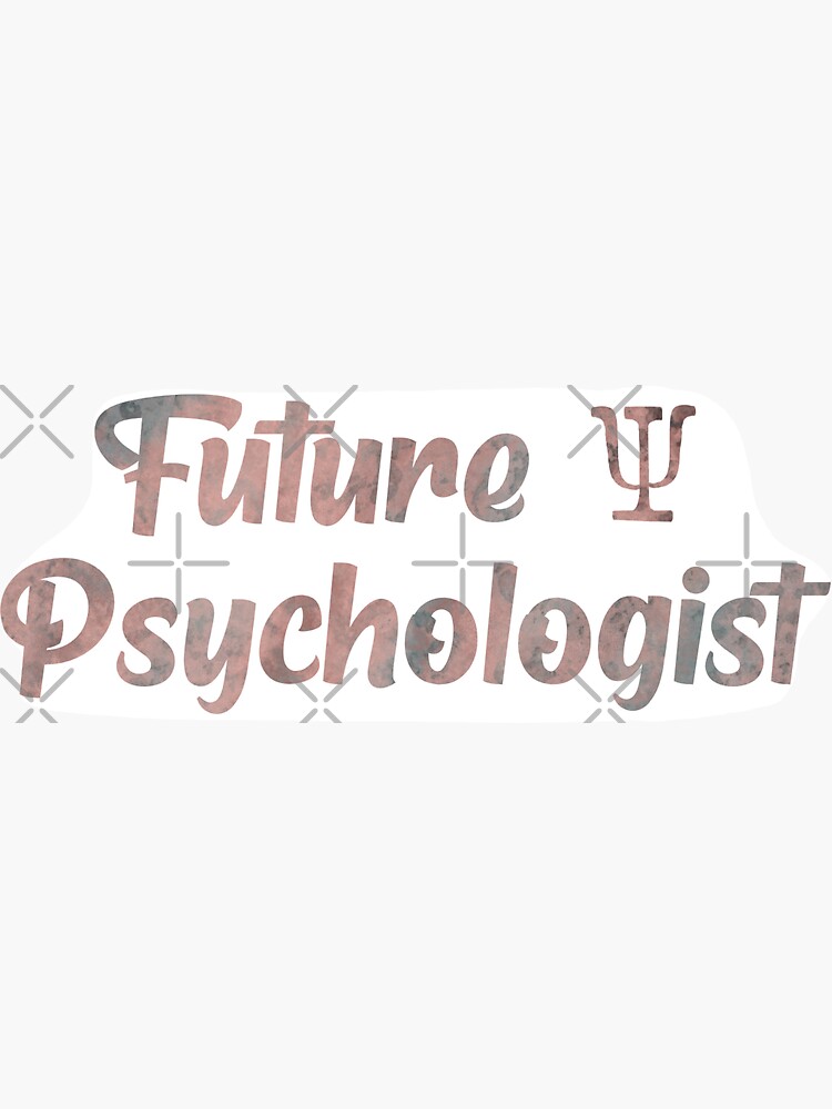 "Future Psychologist" Sticker for Sale by Anoss2 | Redbubble