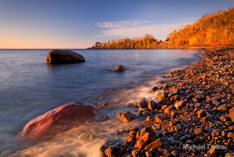 "Cut Face Creek, Lake Superior" by Michael Treloar | Redbubble