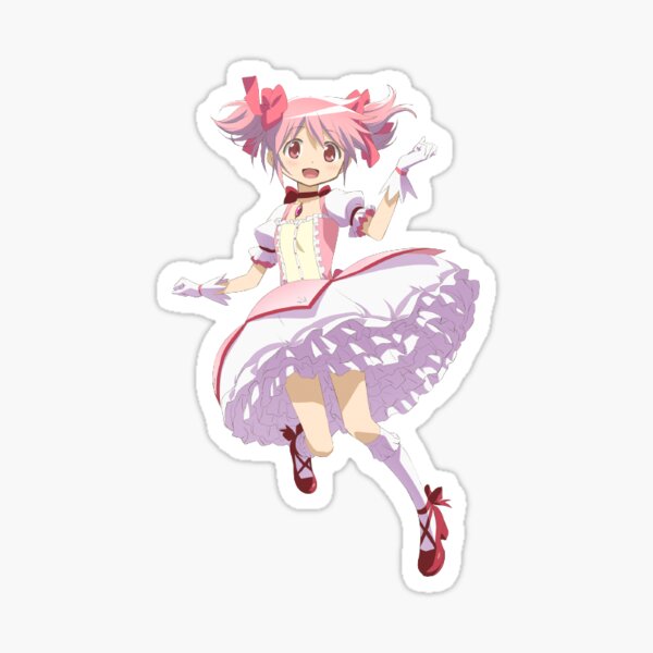 "Madoka Kaname | Puella Magi Madoka Magica" Sticker for Sale by ...