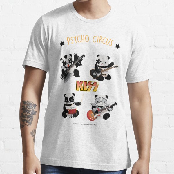 "Psycho Circus - Pandas playing like the band Kiss" Essential T-Shirt ...