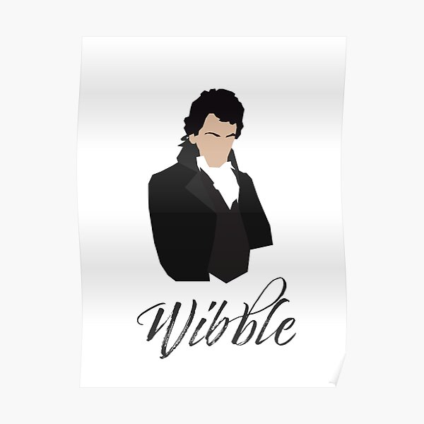 "Wibble Blackadder " Poster by ComedyQuotes | Redbubble