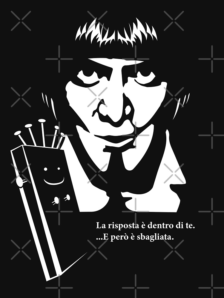 "QUELO - La risposta è dentro di te." T-shirt for Sale by swear ...