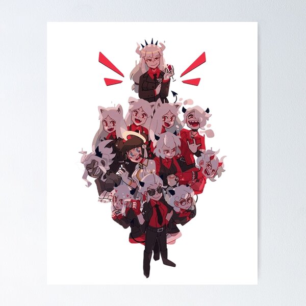 "Helltaker Crew (Satan)" Poster by xAYMx | Redbubble