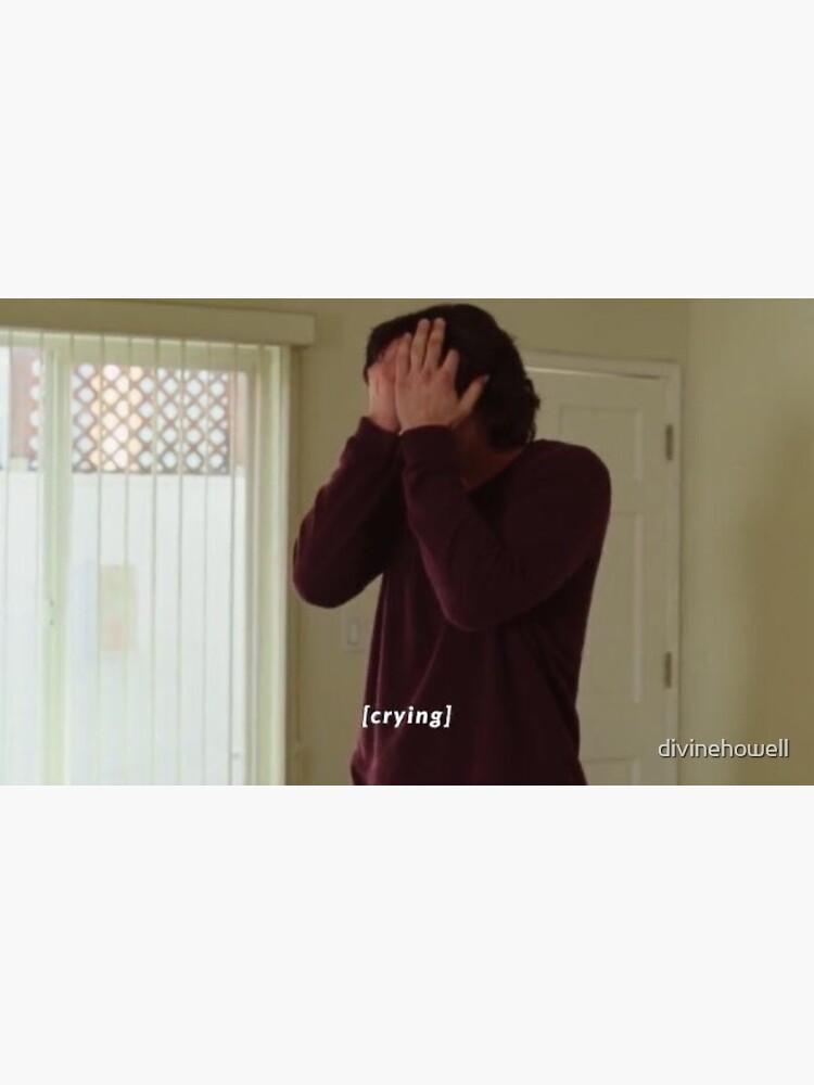 "charlie barber is sad" Sticker by divinehowell | Redbubble