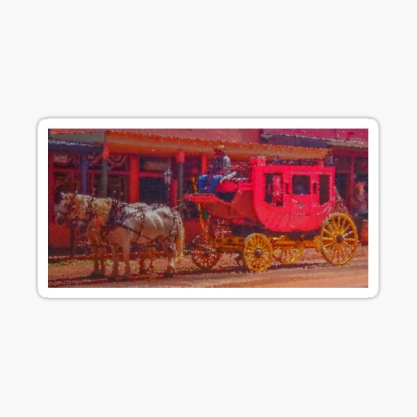 "Stagecoach" Sticker for Sale by Lokisdaughter | Redbubble