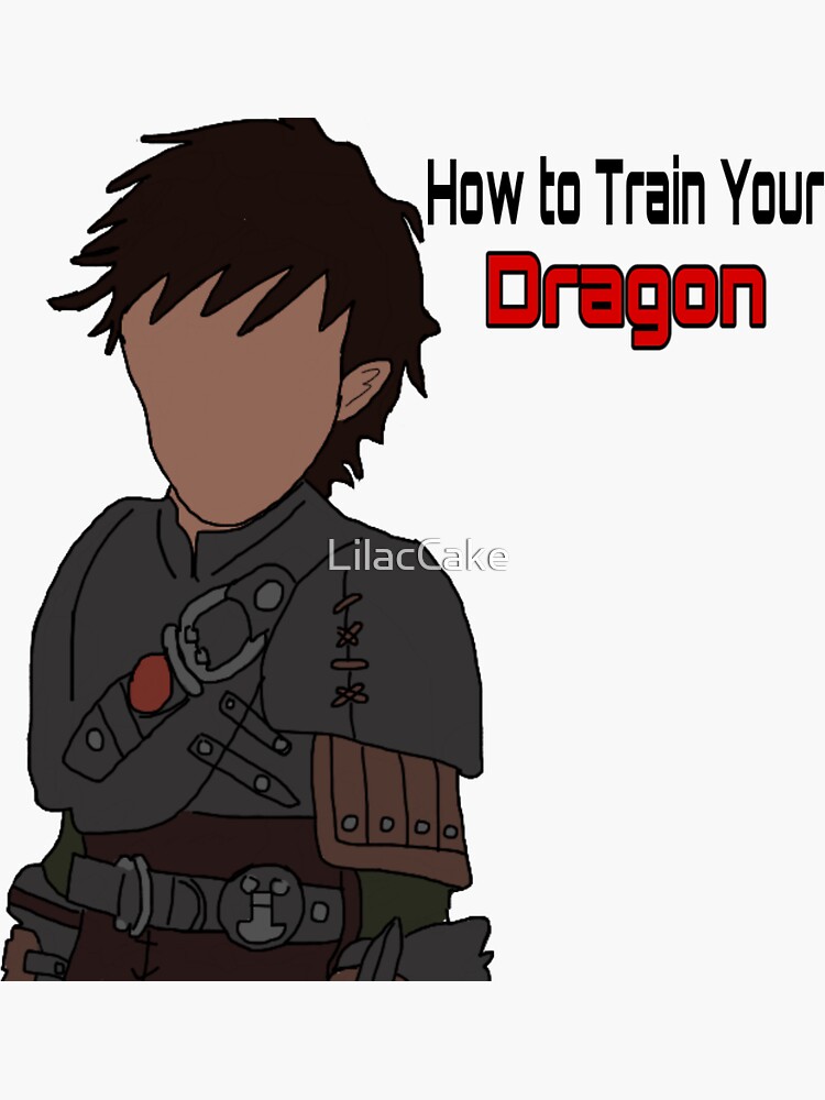 ""How to Train Your Dragon",Hiccup with title name." Sticker by ...