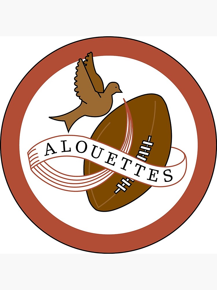 "Montreal Alouettes throwback logo" Poster by Henderson702 | Redbubble
