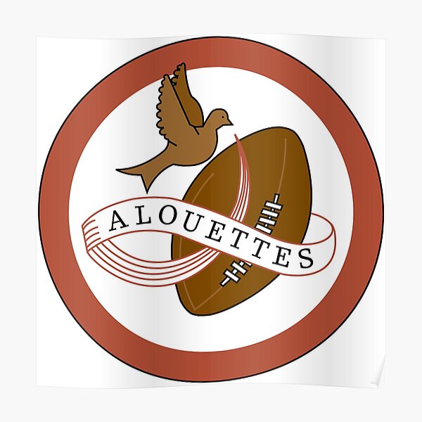 "Montreal Alouettes throwback logo" Poster by Henderson702 | Redbubble
