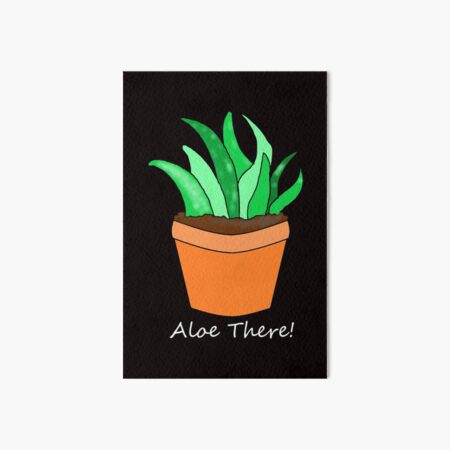 "Aloe there!" Art Board Print for Sale by elevko | Redbubble