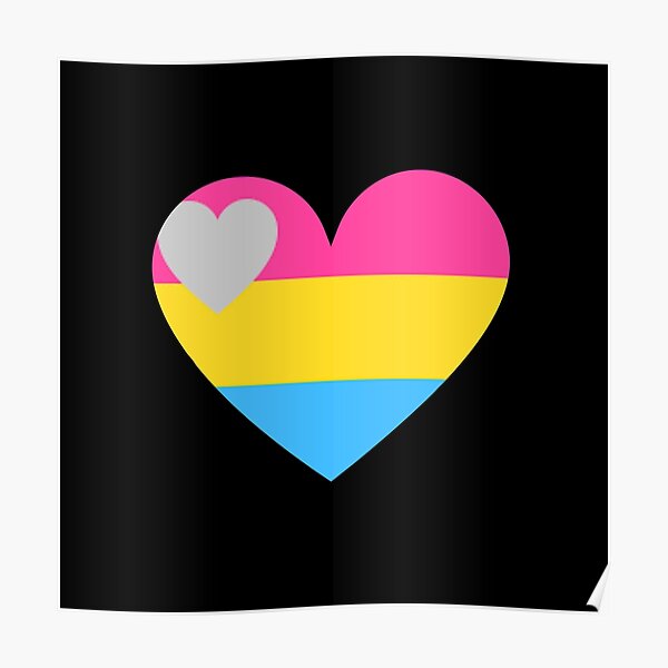 "Pride Flag Hearts - Panromantic" Poster for Sale by thesassypanda ...