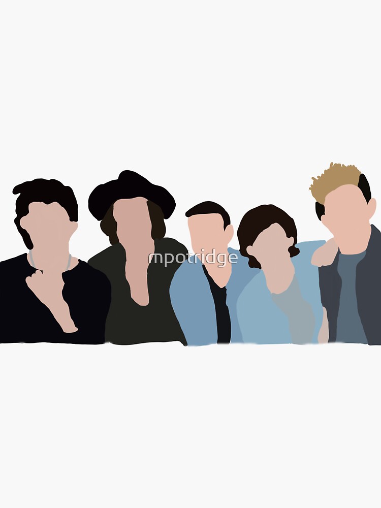 "One Direction Four Album Cover" Sticker for Sale by mpotridge | Redbubble