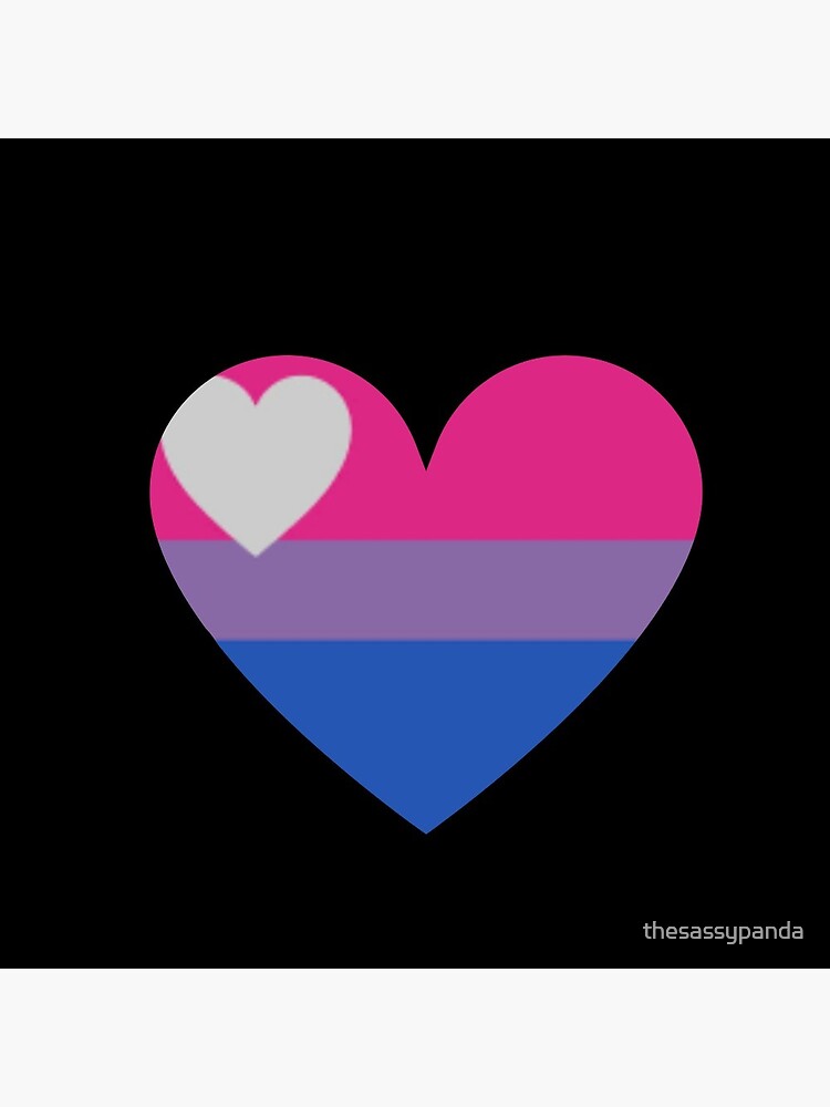 "Pride Flag Hearts - Biromantic" Pin for Sale by thesassypanda | Redbubble
