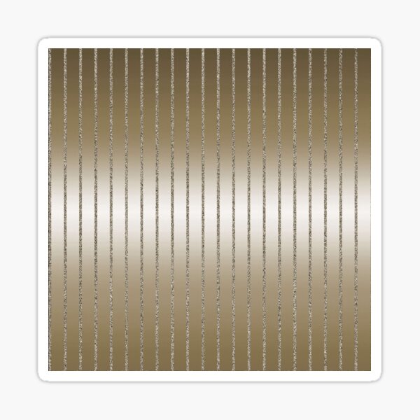 "Gold Metallic Pinstripe" Sticker for Sale by WisdomInspired | Redbubble