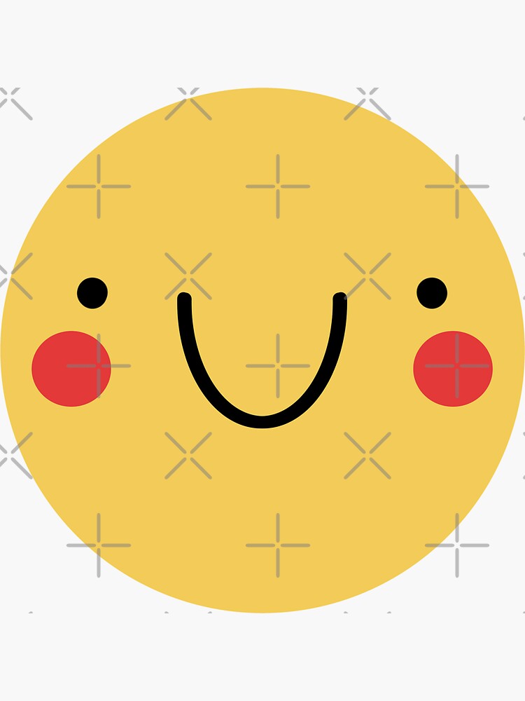 "Derpy Smiley Face" Sticker for Sale by sunnyyh | Redbubble
