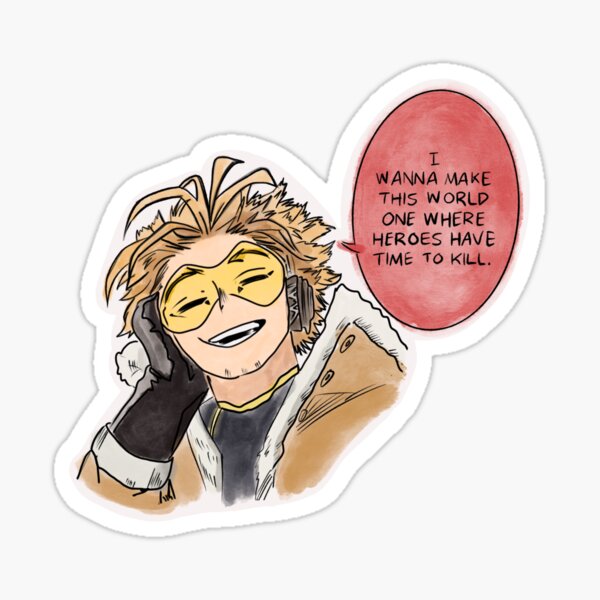 "Hawks My Hero Academia" Sticker by bumblebeesart | Redbubble