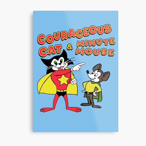Courageous Cat Wall Art | Redbubble