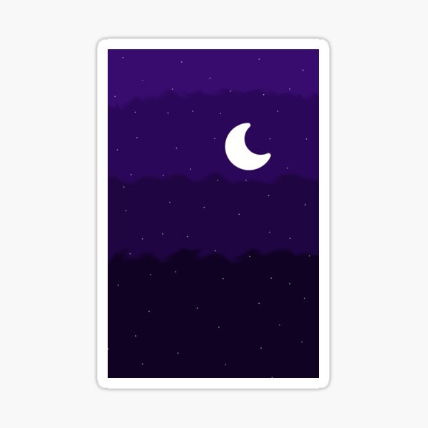 "Night Sky" Sticker for Sale by CosmosStickers | Redbubble