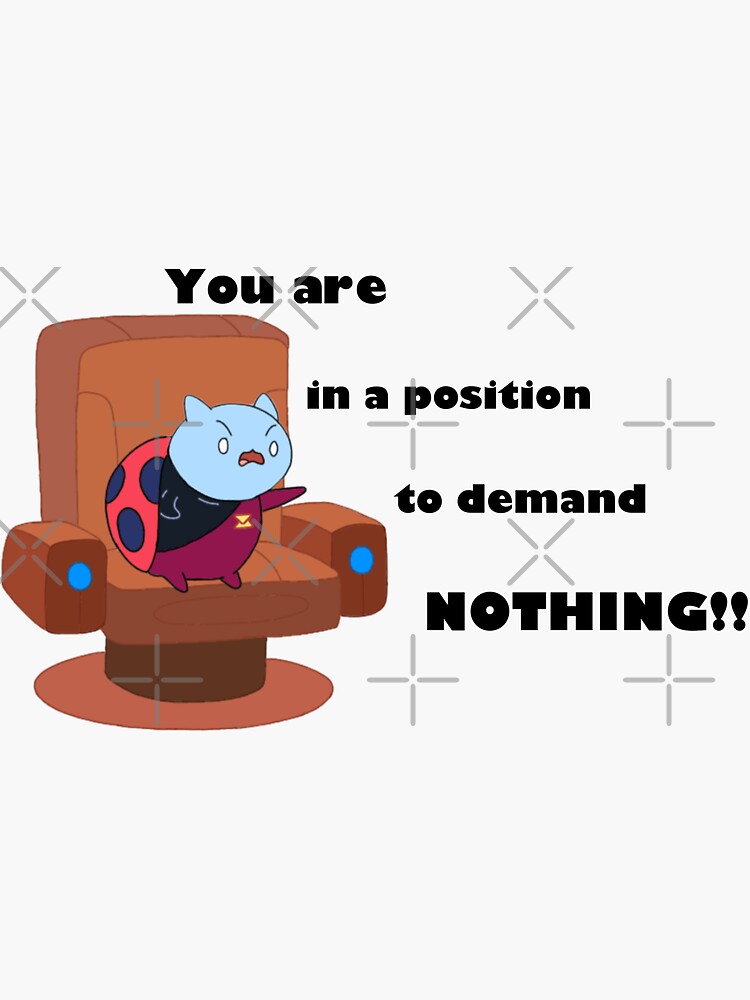 "Lord Catbug!!" Sticker by RavensCoven | Redbubble