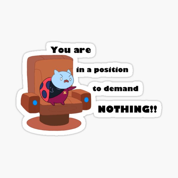 "Lord Catbug!!" Sticker by RavensCoven | Redbubble