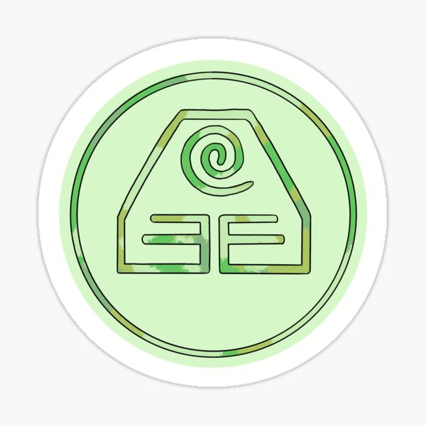 "avatar earth symbol" Sticker for Sale by goodmanemmi | Redbubble